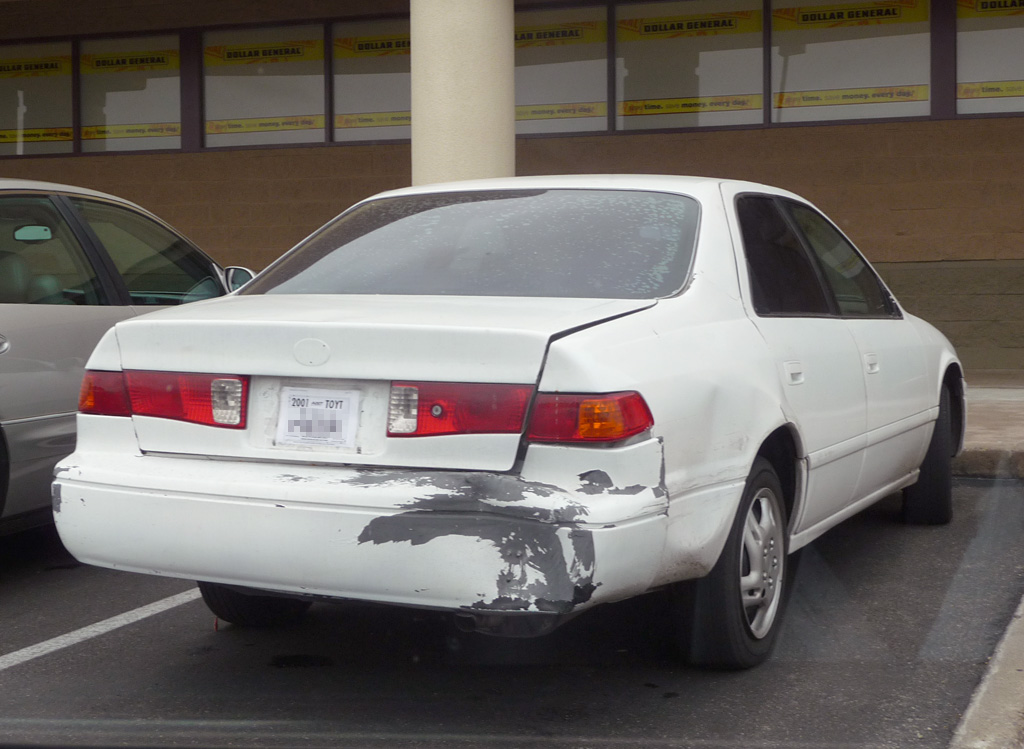 Toyota Camry Rear Bumper Dent Photos | Generation: High Output